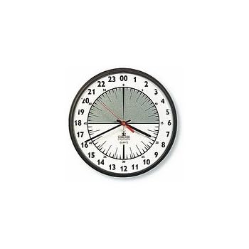 Amazon.com: Trintec 24 Hour Military Time Zulu Time Wall Clock 14 ...