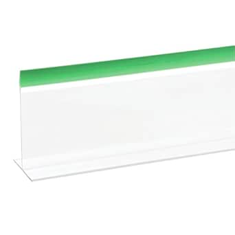 Amazon.com: Produce Case Divider Shelf Divider Clear with Green Trim T ...