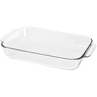 Amazon.com: Pyrex Basics 2 Quart Glass Oblong Baking Dish, Clear 7 x 11 ...