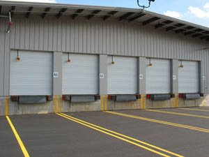 Trac-Rite 955 Roll-Up Door - 8' wide x 10' tall w/ chain hoist: Garage ...