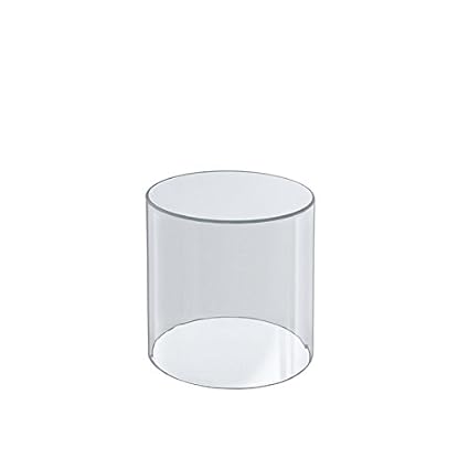 Amazon.com: Acrylic Clear Cylinder Display Bin 4W x 6H x 0.125 Thick ...