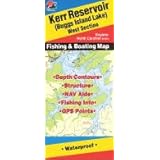 Kerr Reservoir (Buggs Island Lake) East Section Fishing Map (North ...