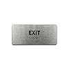 Exit Identification Sign - ADA Compliant Sign, Raised Icons, Raised ...