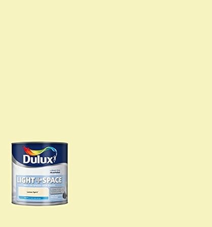 Dulux Light and Space Matt Paint, 2.5 L - Lemon Spirit by Dulux: Amazon ...