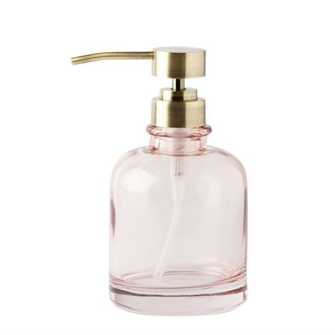 Compare Price: pink glass soap dispenser - on StatementsLtd.com