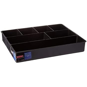 Amazon.com : Rubbermaid Extra deep Desk Drawer Director Tray, Black ...