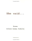 She Said... book by Aileen Gemma Fedullo