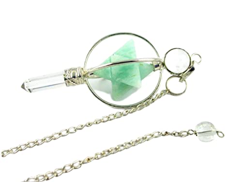 Mua Jet Amazonite Spinning Merkaba Pendulum 2.5 inch Jet International Crystal Therapy Dowsing ...