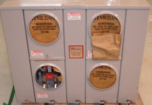 Milbank Meter Socket four Gang 4 position meter center stack Outdoor ...