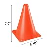 Ptaedex 7 Inch Orange Cones Soccer Cones Agility Field Marker Cone for ...