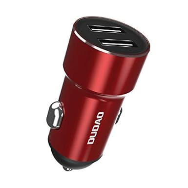 DUDAO 3.4 Amp Dual Metal USB Intelligent Smart Chip Car Charger with ...