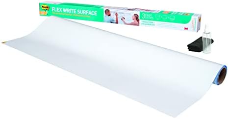 Post-it Flex Write Whiteboard Surface FWS8x4. 8 x4 in (240 cm x 120 cm ...