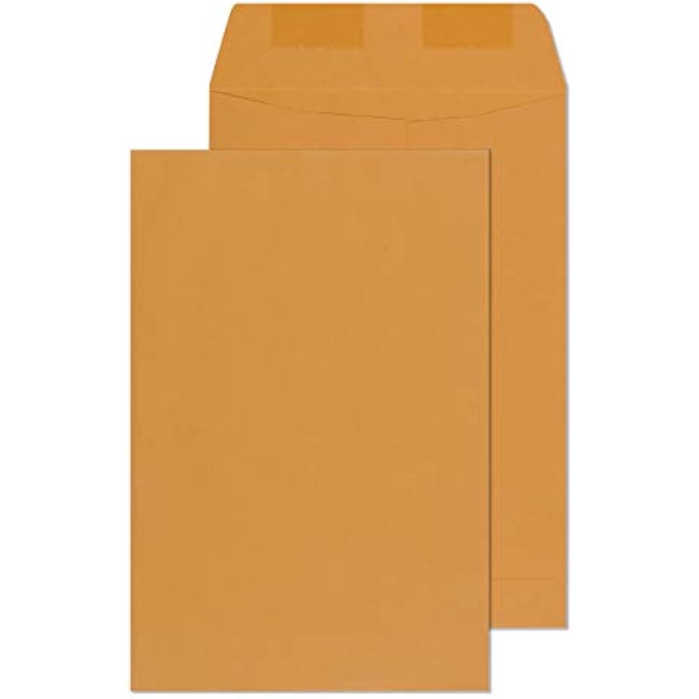 6x9 Envelopes Catalog Mailing Open End Inch Strong Gummed Glue Flap 