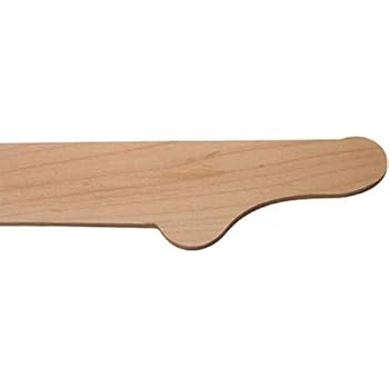 Amazon.com: Traditional Wood Bar Arm Rest Molding - End Cap - Red Oak ...