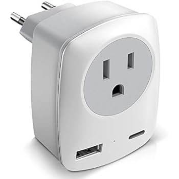 Amazon.com: United States to Greece Travel Power Adapter to Connect ...