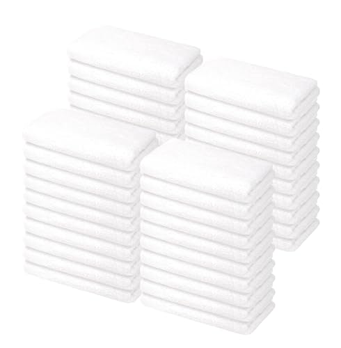 STF Linen Hand Towels (Pack of 40) White Economy Towels Salon Towels ...