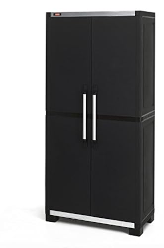 Keter XL Pro Tall Garage Storage Cabinet and Tool Organizer with ...