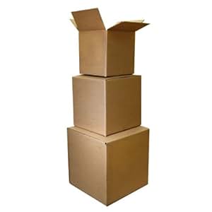 The Boxery 8x8x8'' Shipping Boxes 25 Pack: Amazon.com: Grocery ...