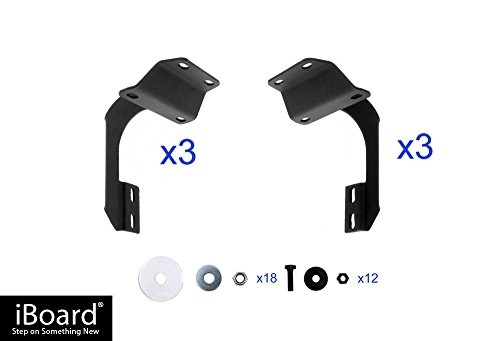 APS iBoard (Silver 4 inches) Running Boards Nerf Bars Side Steps Step ...