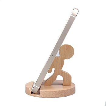 Amazon.com: Love The Worder Wooden Karate Kid Cell Phone Holder: Cell ...