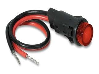 Red Led Indicator Light 1/2 Inch Mounting Hole 12 Volt: Amazon.com ...