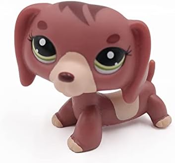 Mini Pet Shop. LPS Dachshund Dog Puppy Green Eyes Figure Toy LPS #3601 ...