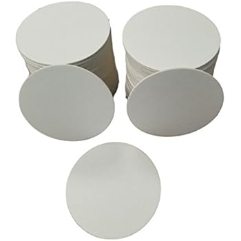 Amazon.com: BAR DUDES Paper Coasters 100 Pack - 3.5" Round Cardboard ...