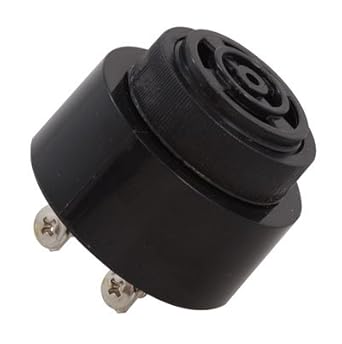 Audio Indicator and Alerts Buzzer Piezo 25mA 12 Volt Screw Jam Nut ...