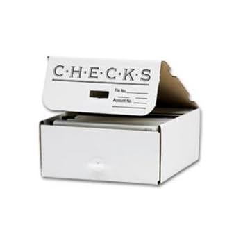 Amazon.com : EGP Voucher Check Storage Boxes, 2 Boxes, 5" x 9 3/4" x 4 ...