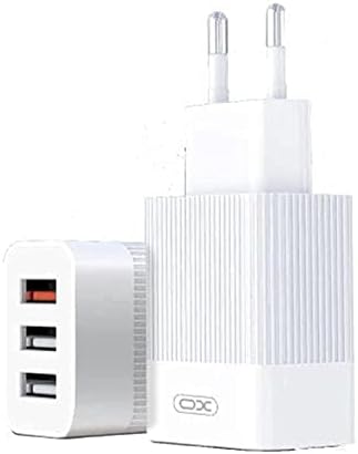 XO L72 EU Charger 2.1A With 3 USB Ports And Lightning - White price in Egypt | Amazon Egypt ...