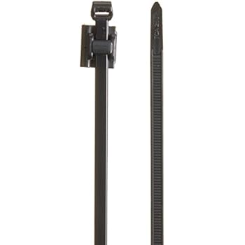 Amazon.com: Hellermann Tyton 156-00871 Cable Tie and Edge Clip, 50 lbs, 8.0" Long, EC10, Panel ...