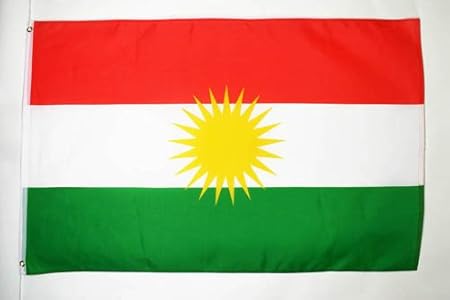 AZ FLAG Flagge Kurdistan 150x90cm - KURDEN Fahne 90 x 150 cm - flaggen ...