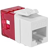 Amazon.com: ICC CAT5e RJ45 Keystone Jack for HD Style, White, 25-Pack ...