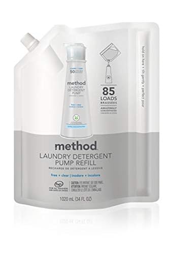 Method Liquid Laundry Detergent, Refill for Laundry Soap Pump Bottle ...