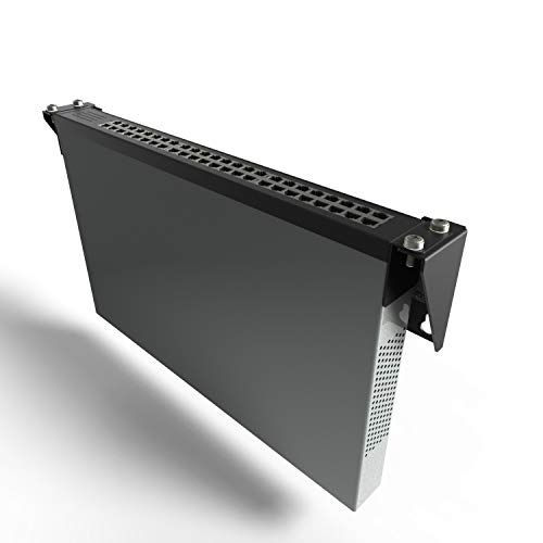 Mofangtech 1U New Folding 19-Inch Vertical Wall Mount Rack Bracket Wall ...