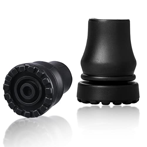 2pcs Cane Tips 3/4 Inch Heavy Duty Rubber Cane Tips, Walking Cane Tips ...