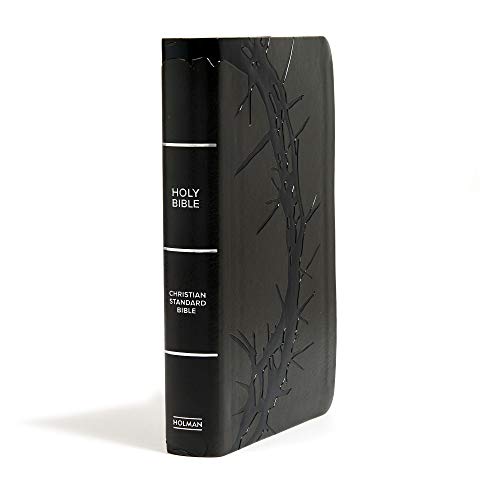 CSB Large Print Personal Size Reference Bible Charcoal LeatherTouch csb-large-print-personal-size-reference-bible-charcoal-leathertouch