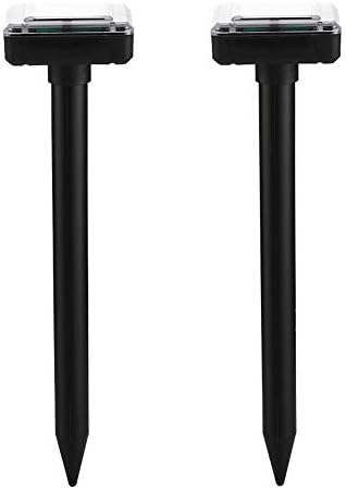 Festnight Outdoor Solar Powered Pest Rejector Garden Ultrasonic-sonic ...