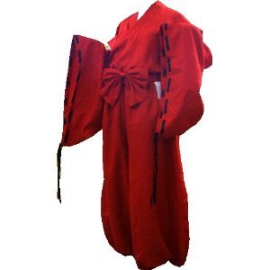 super9 Anime Cosplay Inu Yasha Robe of Fire Rat Cosplay Costume ...