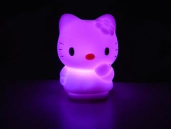 Hello Kitty LED light lamp night light colour changing girls birthday ...