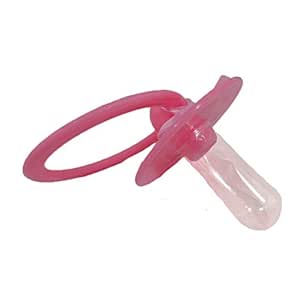 Amazon.com : Giant Jumbo Pink Baby Pacifier Novelty Costume Accessory ...