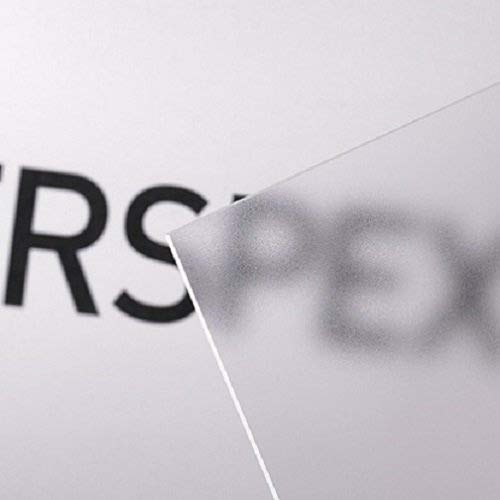 3mm Perspex Single Sided Frosted Gloss Acrylic Plastic Sheet 13 SIZES ...