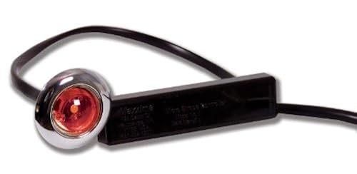 Maxxima M09370Y Amber 1" Round LED Auxiliary Micro-Strobe Light in ...