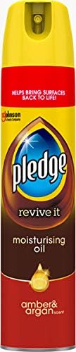 Pledge Revive It, Moisturising Oil, Furniture Polish, Amber & Argan ...