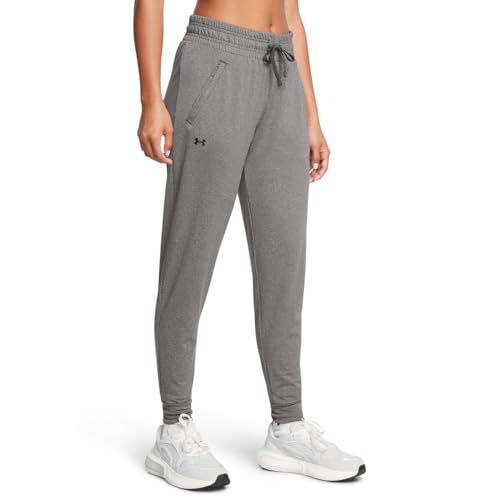 Under Armour Womens HeatGear Armour Pants, (020) Charcoal Light Heather ...