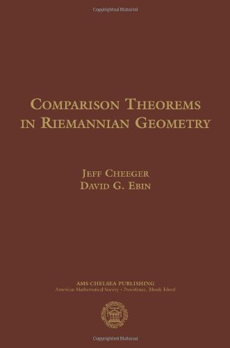 Comparison Theorems in Riemannian Geometry (Ams Chelsea Publishing ...