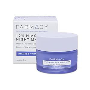 Amazon.com : Farmacy 10% Niacinamide Facial Mask - Smoothing ...