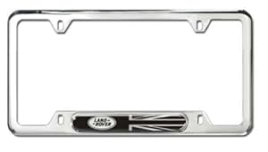 Amazon.com: Land Rover Genuine Black Jack License Plate Frame ...