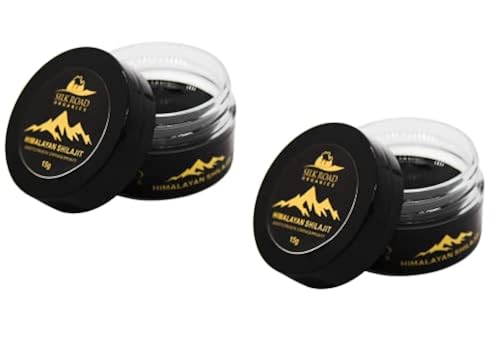 SILK ROAD ORGANICS Pure Himalayan Shilajit (Pack of 2-15 gm) with ...