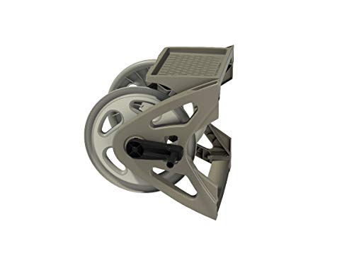 Suncast WMS200 Handler 200 ft. Taupe Retractable Wall Mounted Hose Reel ...